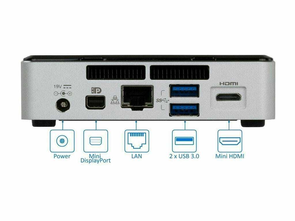 Buy Intel NUC5i5RYK Intel i5 5250U 1.60Ghz No RAM No SSD No OS - B Grade | ACT