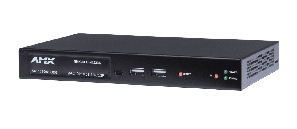 Buy AMX NMX-DEC-N1233A Video Over IP Decoder No PSU | ACT