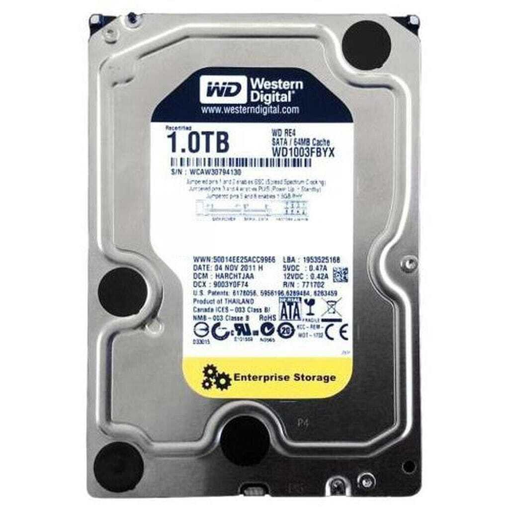 Western Digital 1TB 3.5" Internal SATA HDD 3.5"